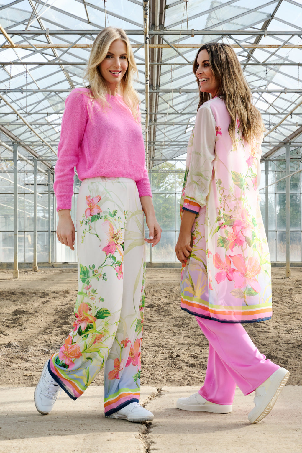 Broek Roze Leonie De Paris ( Noor Satijn/Roze )